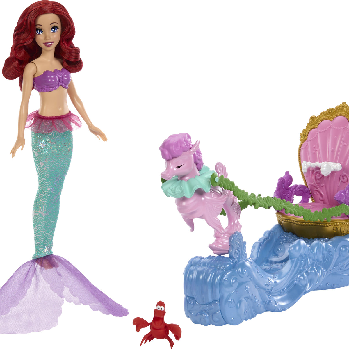 Mattel Disney Princess Ariel's Chariot – G. Willikers